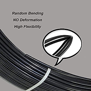 50 FT Pneumatic Air line, 1/4 Od Nylon Tubing,Air Line 1/4 inch OD,1/4 Air Line,15 Meters Air Brake Tubing Nylon Air Hose for Air Brake System Or Fluid Transfer