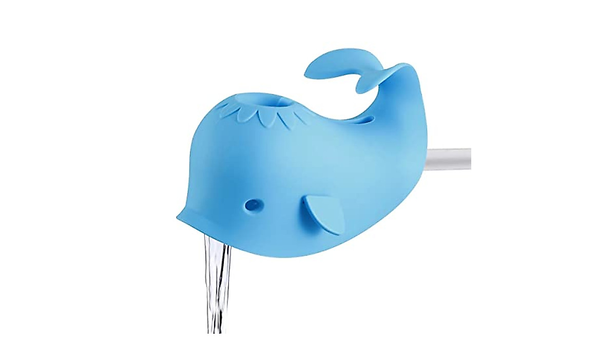 PandaEar Whale Bath Spout Cover for Kids' Safety