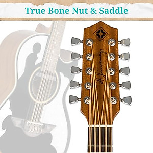 H. Jimenez, 7-String Acoustic-Electric Guitar, Ambidextrous, Black (LBQ4EBT)