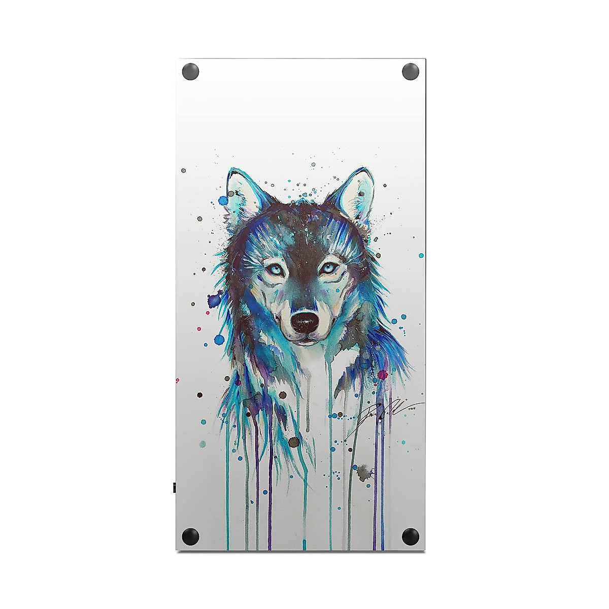 Head Case Designs Officially Licensed Pixie Cold Ice Wolf Art Mix Vinyl Sticker Gaming Skin Case Cover Compatible with Xbox Series X Console and Controller Bundle