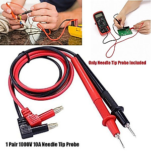 1 Pair Commercial supplies 1000V 10A Cable 72cm Analysis Instruments Needle Tip Probe Universal Wire Pen MultiMeter Test Leads For AM5YS041T6US 0