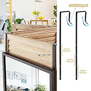OBIOZZ Bedroom Floor Standing Mirror Door Wall Mounted Mirror Full Length Hanging Mirror Bedroom Bathroom Coffee, Perfect for Your Bedroom, Cloakroom, Entry