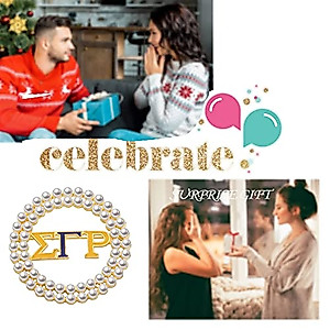 CENWA Sorority Brooch Pin 1922 Sorority Gift Greek Sorority Jewelry Gift (SGR Brooch Pin)1