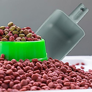 Vikan Remco 630088 Color-Coded Plastic Hand Scoop - BPA-Free Food-Safe Kitchen Utensils, Restaurant and Food Service Supplies, 16 oz, Gray