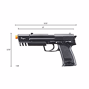 300 FPS H-112 Super Spring Powered Airsoft Pistol x/HFC (Color: Black)