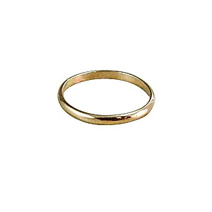 14k Gold Filled Plain Band Toe Ring (3.5)