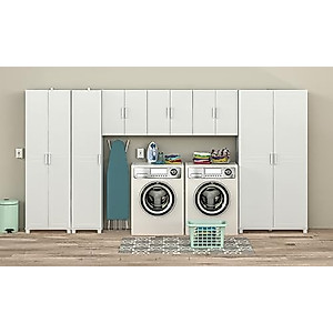SystemBuild Callahan 36" Utility Storage Cabinet in White