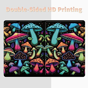 Dream Mushroom Case for Samsung Galaxy Tab A8 10.5 Inch 2022, Shockproof PU Leather Folding Stand Slim Case with Auto Sleep/Wake for Galaxy Tab A8 2022 Model SM-X200/X205/X207