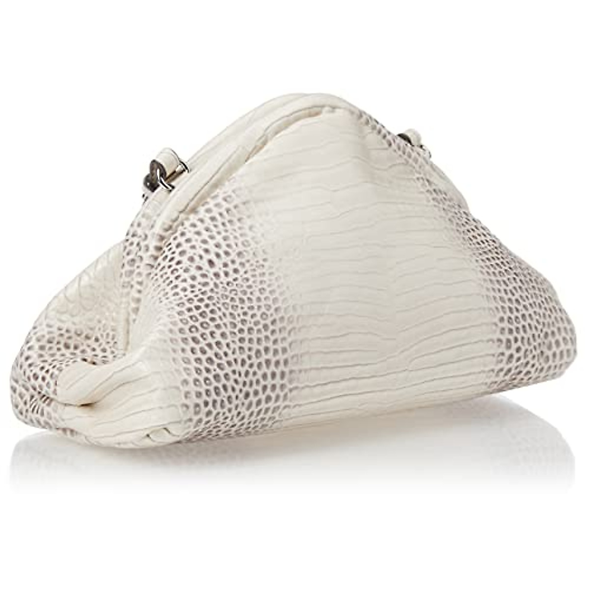 Vince Camuto Womens Issey Clutch, Antique Bone, One Size US