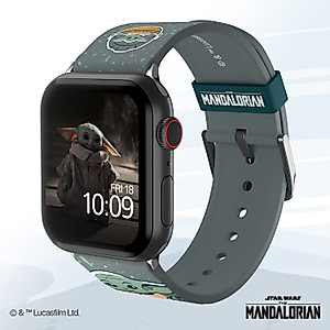 Star Wars: The Mandalorian - Grogu Smartwatch Band - Officially Licensed, Compatible with Every Size & Series of Apple Watch (watch not included)