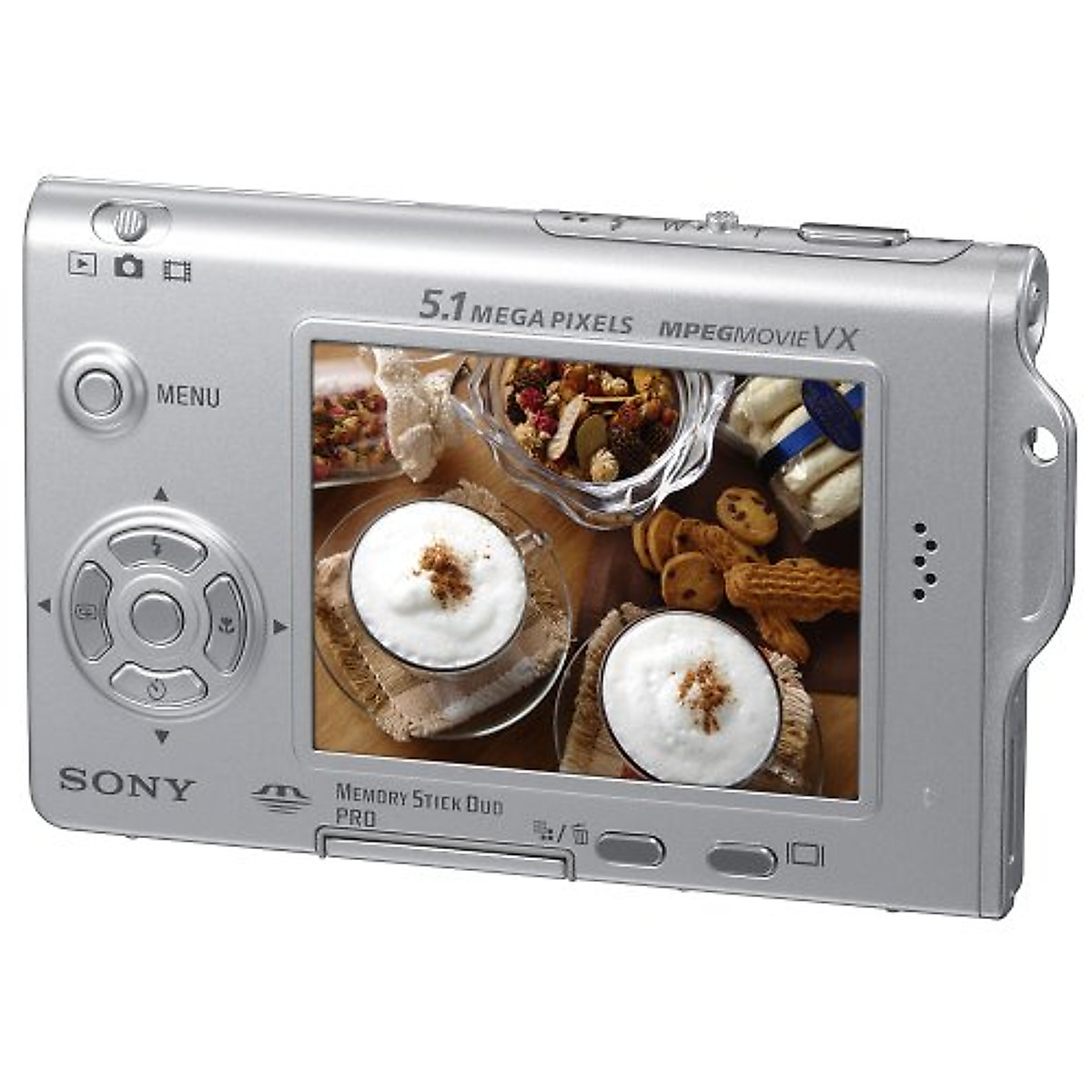 Sony Cybershot DSCT7 5.1MP Digital Camera with 3x Optical Zoom