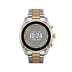 Michael Kors Men's & Women's Gen 6 44mm Touchscreen Smart Watch with Alexa Built-In, Fitness Tracker, Sleep Tracker, Heart Rate Monitor, GPS, Music Control, Smartphone Notifications (Model: MKT5133V)