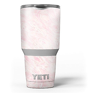 Design Skinz Pink Slate Marble Surface V43 - Skin Decal Vinyl Wrap Kit Compatible with The Yeti Rambler Cooler Tumbler Cups