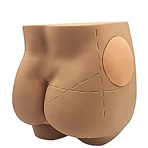 MAYAGU Hip Injection Training Simulator, Buttock Muscle Injection Practice Model For Medical Students Or Nurses Teaching Model, IV Practice Start Kit skin