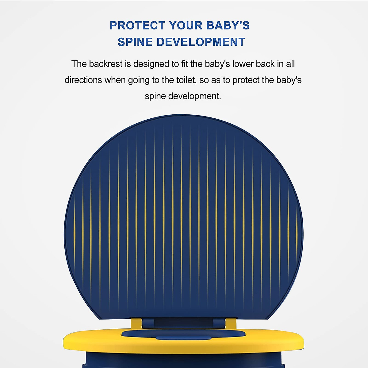 Travel Potty for Toddlers, Portable Potty for Toddlers Foldable Kids Training Toilet Seat for Boys Girls Baby Carry Potty Children Car Potty Chair for Camping Park with 3 Rolls Bag(Blue)