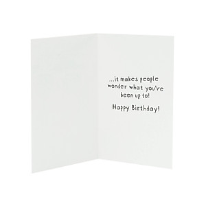 Birthday Card for Men - Funny Birthday Card for Him - Monkey Birthday Card