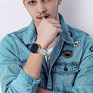 EnoYoo 12 Color Bands Compatible for Samsung Galaxy Watch 4/ Active 2 40mm 44mm/Galaxy Watch 4 Classic/Galaxy Watch 5/Galaxy Watch 5 Pro, 20MM Soft Silicone Strap for Women Men