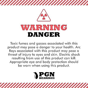 PGN Flux Core MIG Wire - E71T-11-0.035 Inch, 2 Pound Spool - Gasless Mild Steel MIG Welding Wire with Low Splatter - For All Position Arc Welding and Outdoor Use