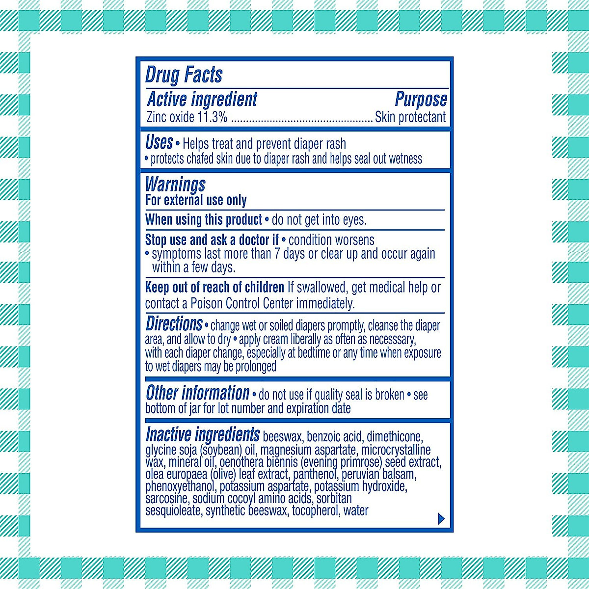 Balmex Diaper Rash Cream with Zinc Oxide 16 oz