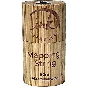 50g White Brow Paste, Mapping String and Eyebrow Brush Kit [Large 50g Container and 2 brushes] Brow Shape and Define | Draw Or Sketch The Right Shape Of The Eyebrow | 1.8 oz, Eyebrow Tinting Tool