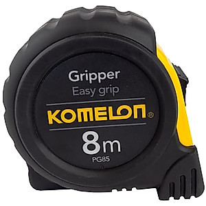 Komelon PG85 8m by 25mm Metric Gripper Tape, Black