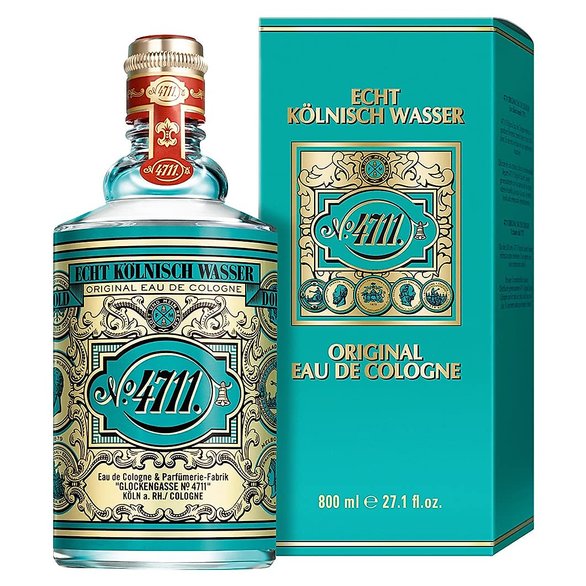 4711 Original Eau de Cologne Splash for Unisex, 27.1 Ounce