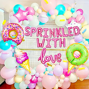 Pink Baby Sprinkle Decorations For Girl Sprinkled With Love Banner Gender Baby Shower Sprinkle Decoration Sprinkled With Love Baby Shower Decorations Party Supplies