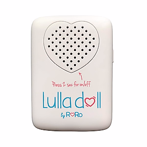 Lulla Owl Baby Toys Sleep Aid - Real Life Heartbeat and Breathing Sound Machine, Attaches to Crib, Suitable from Birth, 24hr Continuous Play, Machine Washable, Perfect Newborn Baby Gifts