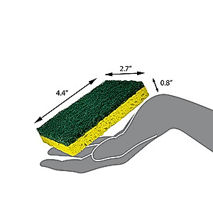 Amazon Basics Heavy Duty Sponges, 6 Count