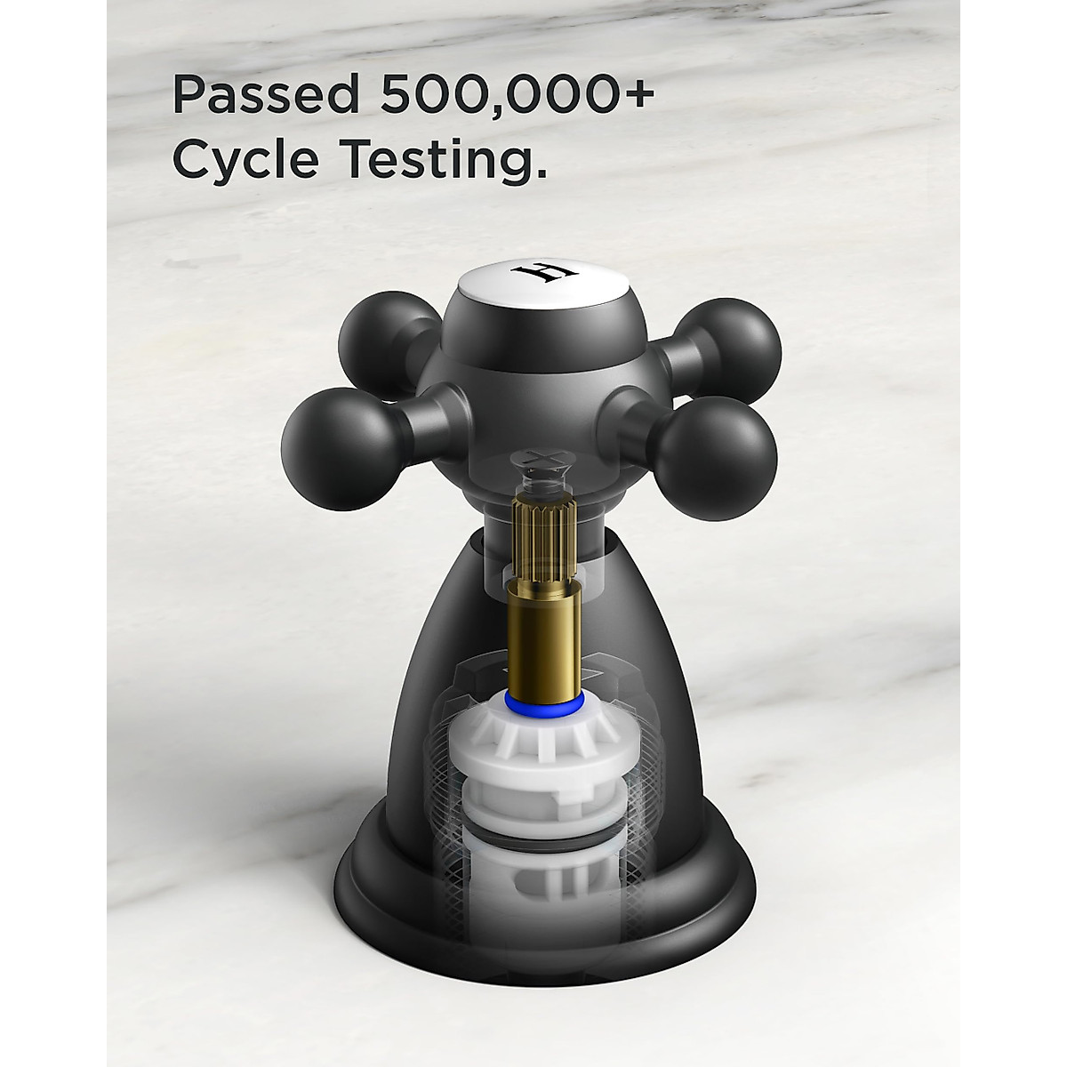 FORIOUS Antique Black Bathroom Faucets, Bathroom Sink Faucet Two Handle 3 Hole, Widespread Matte Black Bathroom Faucet with Metal Pop-up Drain & Supply Lines Faucet for Bathroom Sink, Farmhouse