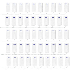 TENS Electrodes, Value Wired Replacement Pads for TENS Units, 40 TENS Unit Electrodes (2in x 4in, 40 Pack) Discount TENS Brand