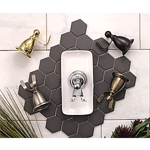 Kingston Brass BA1757C Heritage Robe Hook, 3-1/2-Inch, Polished Chrome