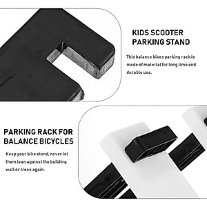 BESPORTBLE 2pcs Bikes Bicycle Floor Parking Rack Bike Standing Organizer Adjustable Bicycle Park Stand for Mountain Bikes Road Bikes Kids Bikes Stopper