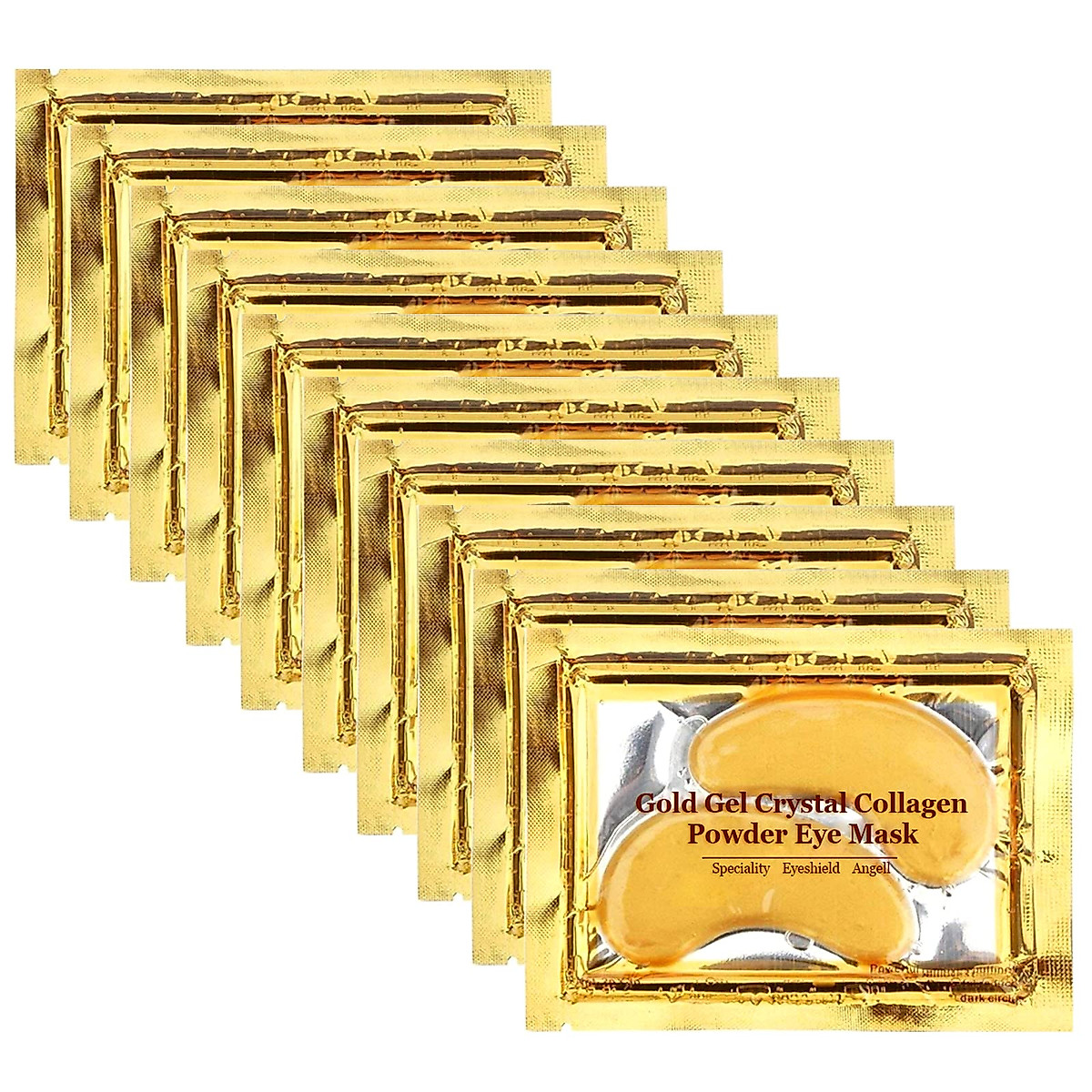 Adofect 31 Pairs Under Eye Patches -Reduce Eye Bags -24K Gold Eye Mask Collagen Under Eye Gel Pads for Puffiness and Dark Circle, Wrinkle, Revitalize and Refresh Your Skin