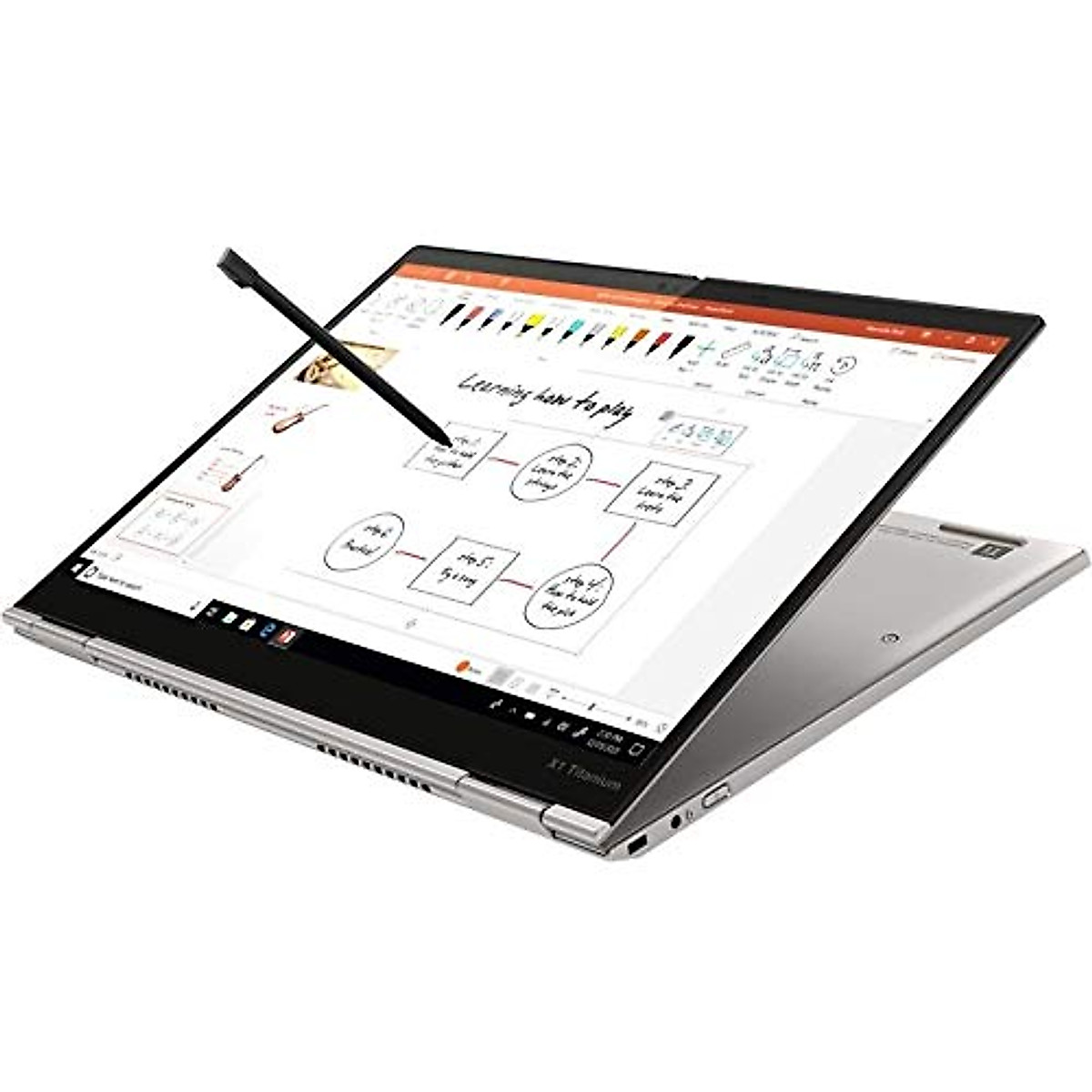 Lenovo ThinkPad X1 Titanium Yoga Gen 1 20QA000MUS 13.5 Touchscreen 2 in 1 Notebook - Intel EVO Core i5 i5-1130G7 Quad-core [4 Core] 1.80 GHz - 16 GB RAM - 256 GB SSD