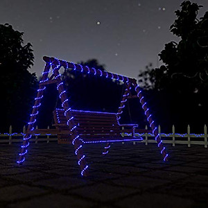 Solar Rope Lights Outdoor Waterproof Led - 40FT 100 LED Tube Light 8 Modes Waterproof Flexible Solar Fairy Rope Lights String for Garden Patio Fence Balcony Camping Party Tree Decoration Lighting