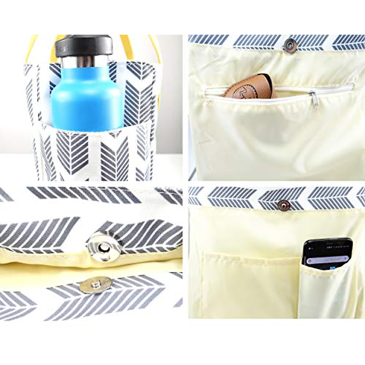 Tote bag for women, canvas tote bag, mom tote bag, work tote bag, teacher tote bag, school tote bag for women