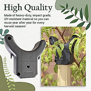 Kalinar Tree Crutch - DIY Tree Support Device - Save Fruit Tree Branches from Breaking Under Heavy Fruit, fits on Standard 2x2 Lumber, T-bar, Bamboo Garden Stakes, Broom Pole, and More (1-Pack)