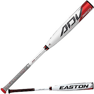 EASTON ADV 360 -10 USSSA Baseball Bat, 2 5/8 Barrel, 29/19, SL20ADV108