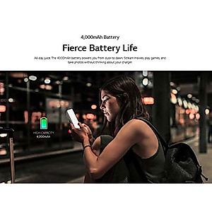 LG K61 (128GB, 4GB) 6.53" FHD+, 48MP Quad Camera, 4000mAh Battery, Dual SIM GSM Unlocked US 4G LTE (T-Mobile, AT&T) International Model LM-Q630BAW (Titan, 64GB SD Bundle)