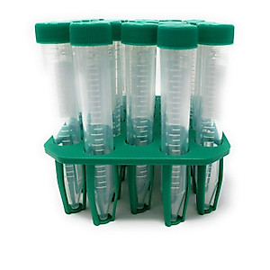 SPL 15 ml Conical Centrifuge Tubes Sterilized with PP Racks,DNase/RNase - Free, 25 Tubes x Rack (1 Rack)