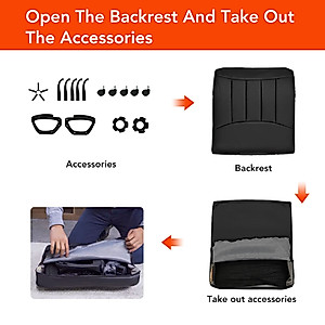 CLATINA Mid Back Leather Office Executive Chair with Lumbar Support and Padded Armrestes Swivel Adjustable Ergonomic Design for Home Computer Desk