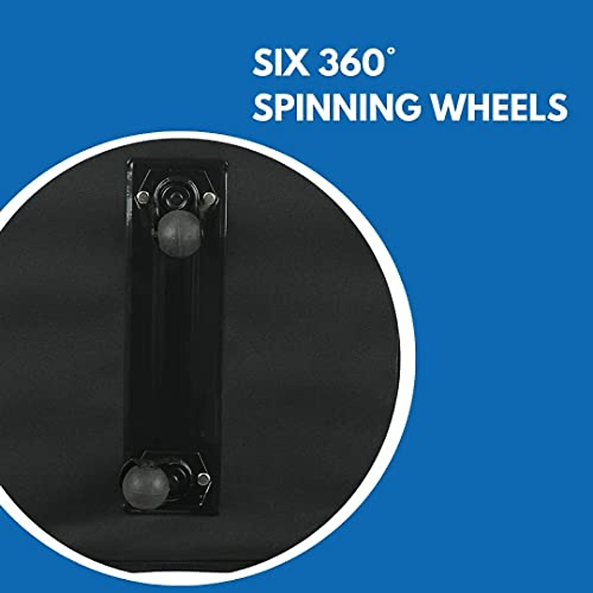 Homiegear Expandable Rolling Wheeled Duffle Bag Spinner Suitcase Luggage - 6 Wheels (36 Inch)