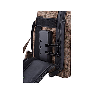 Discreet Smoker Smell Proof Mini Backpack with Secret Lock (Black)