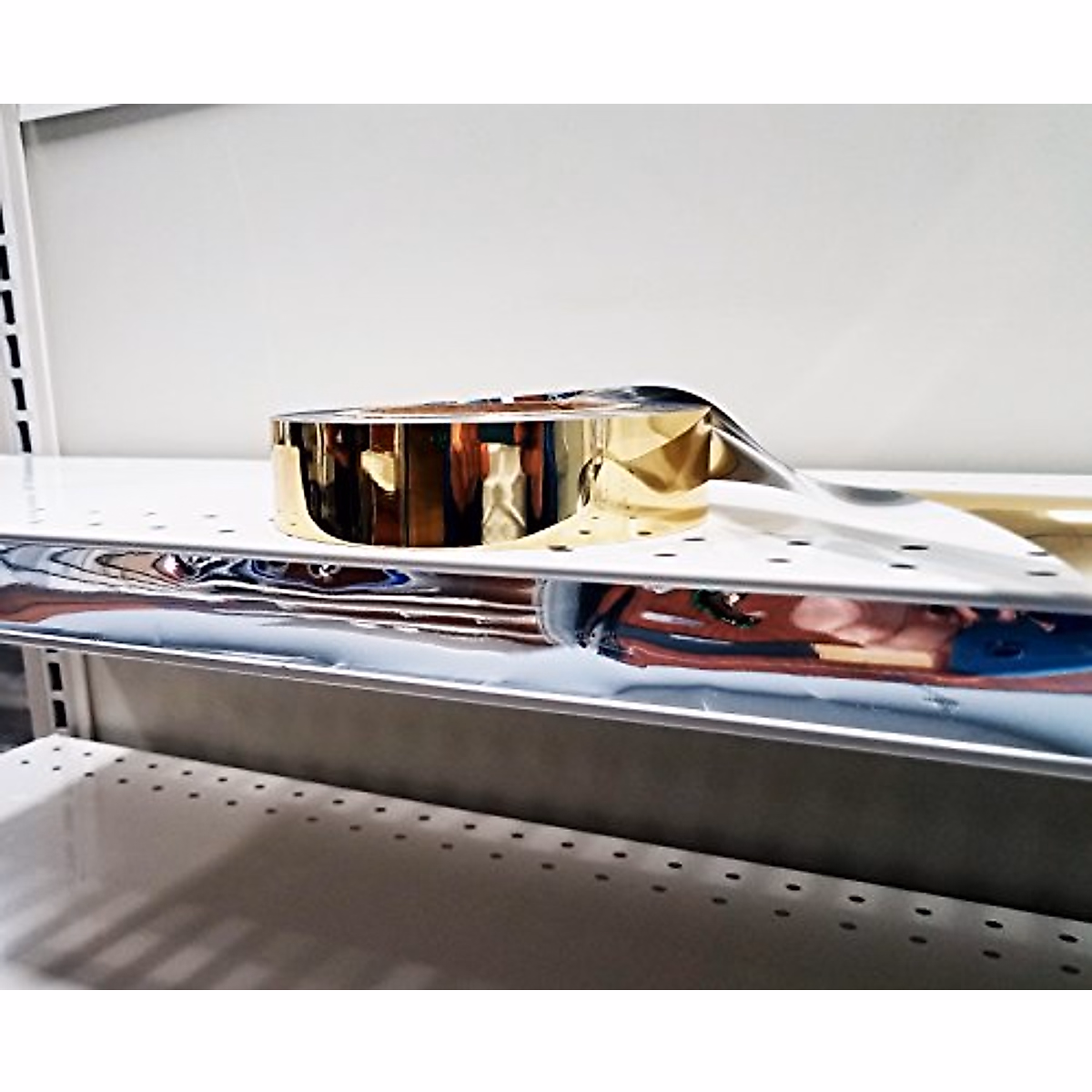 Decorative Gondola Shelving Vinyl Insert for Ticket Channel 130 FT. x 1.25 in. - 10 Pack - Black