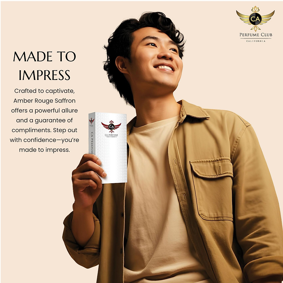 CA Perfume Impression of Oud Wood Cologne For Men Replica Version Fragrance Dupes Eau de Parfum Spray Refillable Atomizer Bottle 0.27 Fl Oz/ 8ml