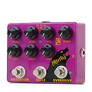 Caline DCP-02 BRUTUS Distortion Overdrive Effect Pedal Dual Guitar Pedal