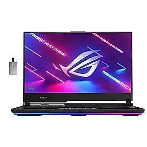 ASUS 2023 ROG Strix Scar 15 15.6" 300Hz IPS Type FHD Gaming Laptop, AMD Ryzen 9 5900HX, 64GB RAM, 2TB PCIe SSD, Backlit Keyboard, GeForce RTX 3080, WiFi 6, Windows 11, Gray, 32GB SnowBell USB Card