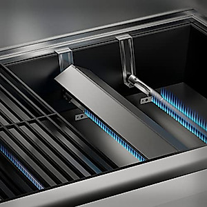 Heat Plates and Burner Tubes Replacement Parts for Members Mark Rankam Grills GR2210601-mm-00, Members Mark 5 Burner Grill Brinkmann 810-3820-S Heat Tent Shield