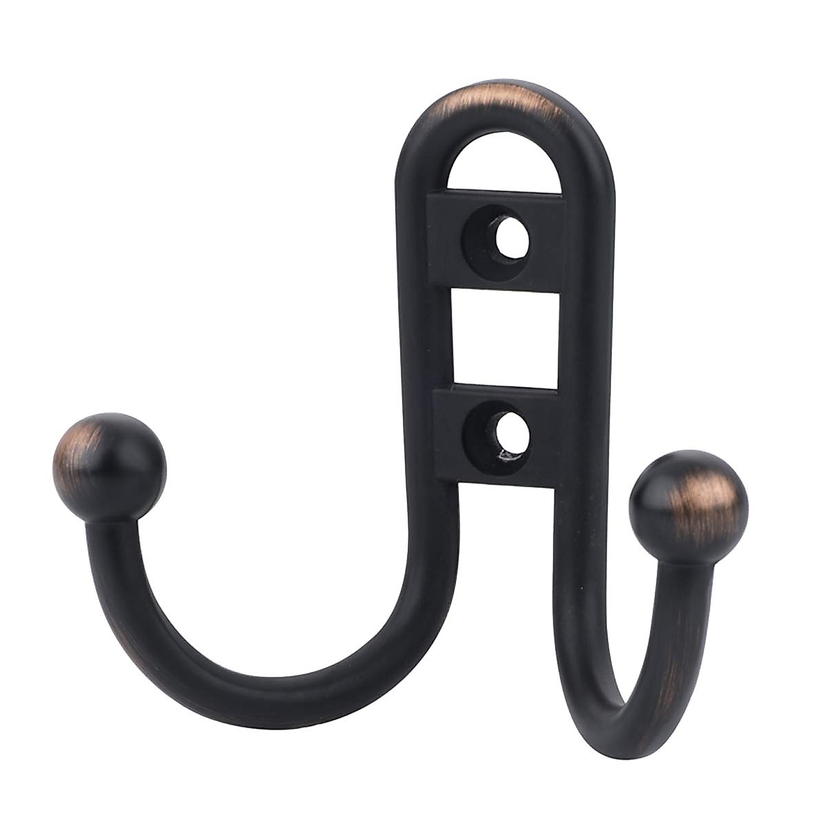 Amazon Basics Robe Hook - Oil Rubbed Bronze, Pack of 5